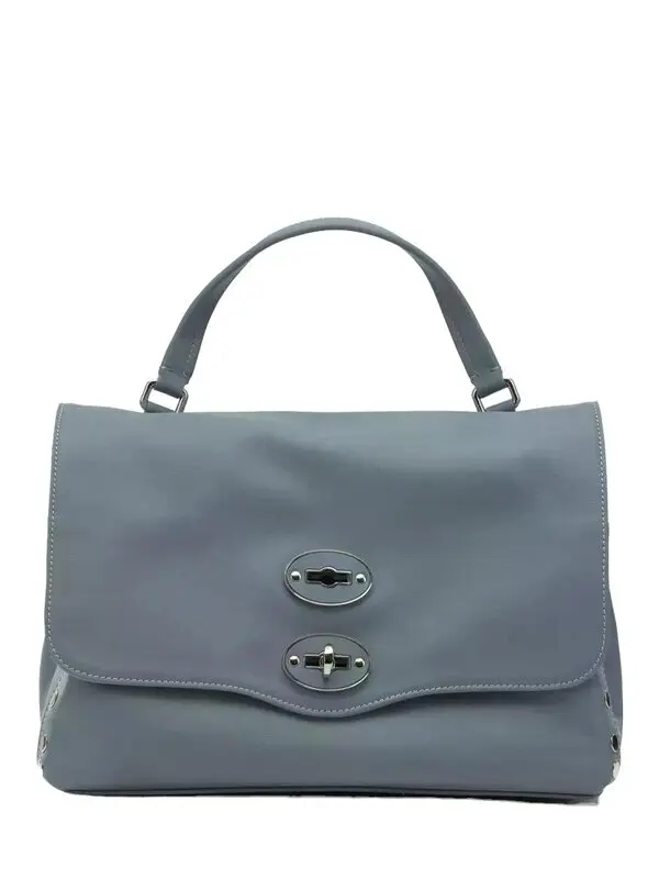 ZANELLATO Postina Tote Bag With Studs - Grey