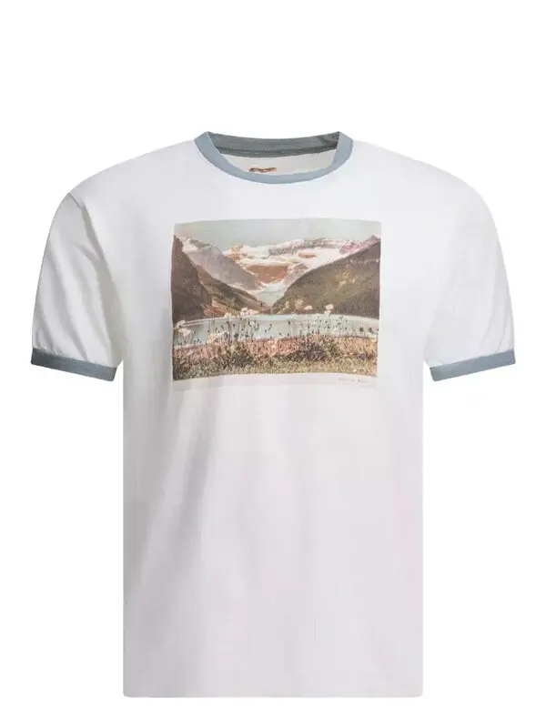 Kapital Picture Trim T-shirt - White