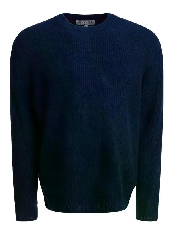 ALEX MILL Crew-neck Sweater - Blue