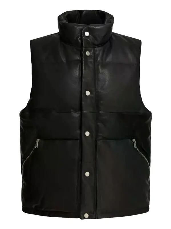 NONNATIVE Buttoned Zip-up Gilet - Black