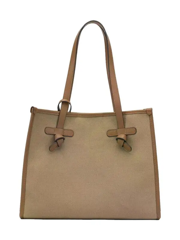 GIANNI CHIARINI Marcella Tote Bag With Knot Detail - Neutrals