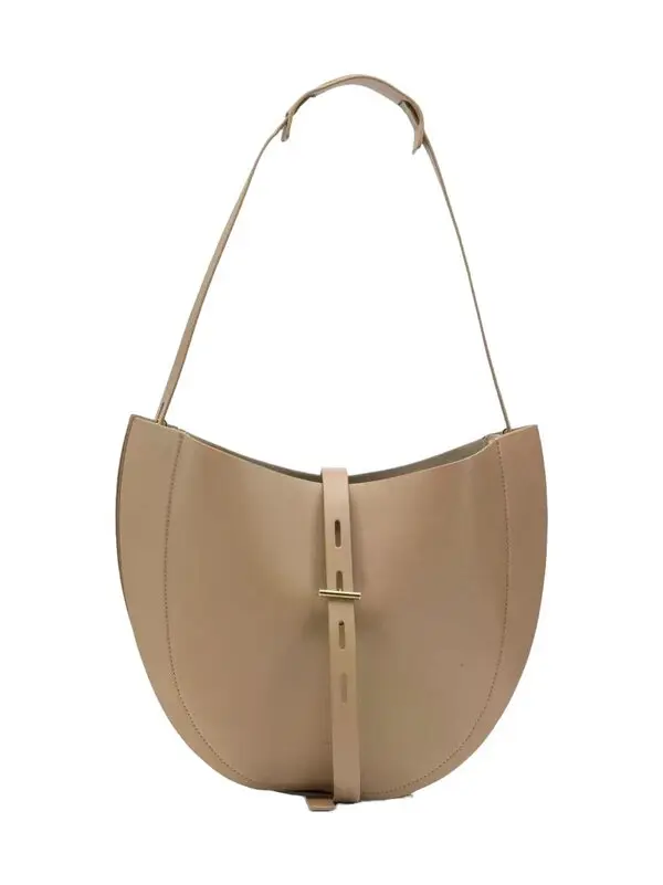MINOBOSSI Lizzie Leather Shoulder Bag - Neutrals