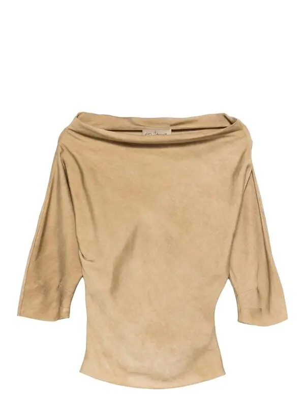 CORTANA Opale Top - Brown