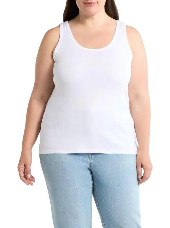 Eileen Fisher Organic Cotton Tank - White