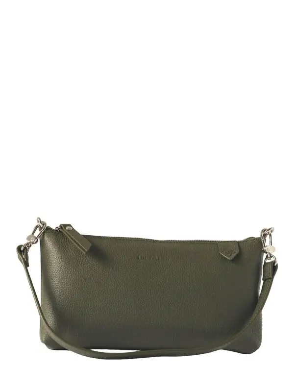 TIN MARIN Elia Convertible Leather Bag/clutch - Sage