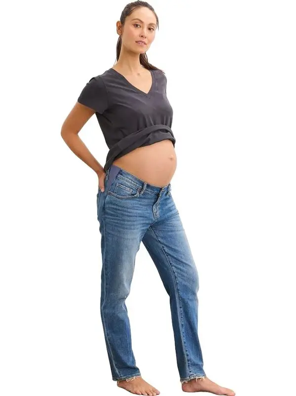 Hatch Boyfriend Maternity Jean - Indigo