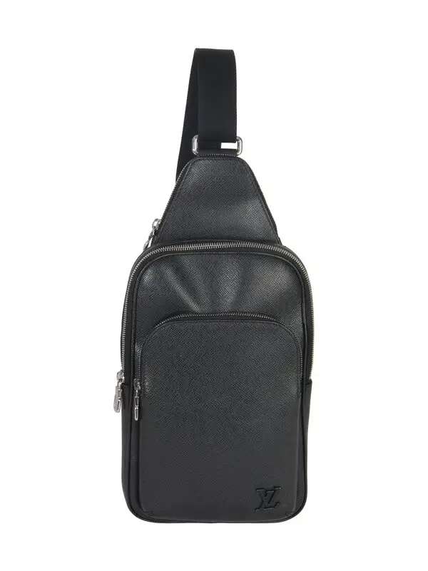 LOUIS VUITTON Taiga Avenue Sling Bag - Black