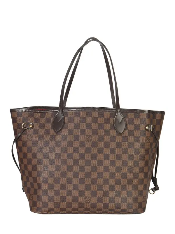LOUIS VUITTON Damier Ebene Canvas Neverfull Mm - Brown