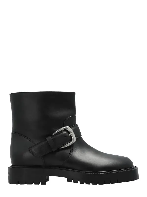 MAISON MARGIELA Tabi County Buckle Ankle Boots - Black
