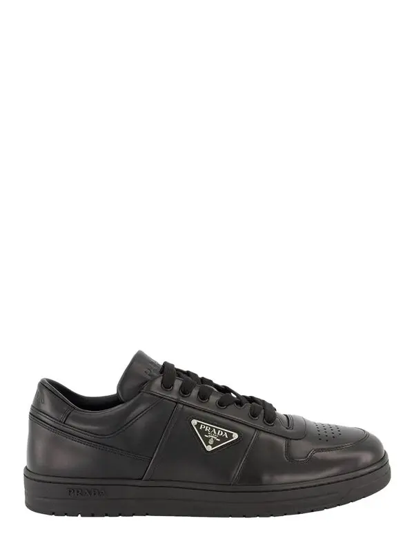 Prada Downtown Lace-up Sneakers - Black