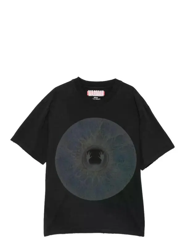 WARMAN Crew Neck T-shirt - Black