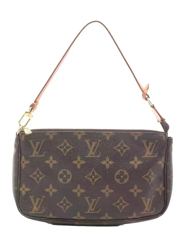 LOUIS VUITTON 2000 Monogram Pochette - Brown