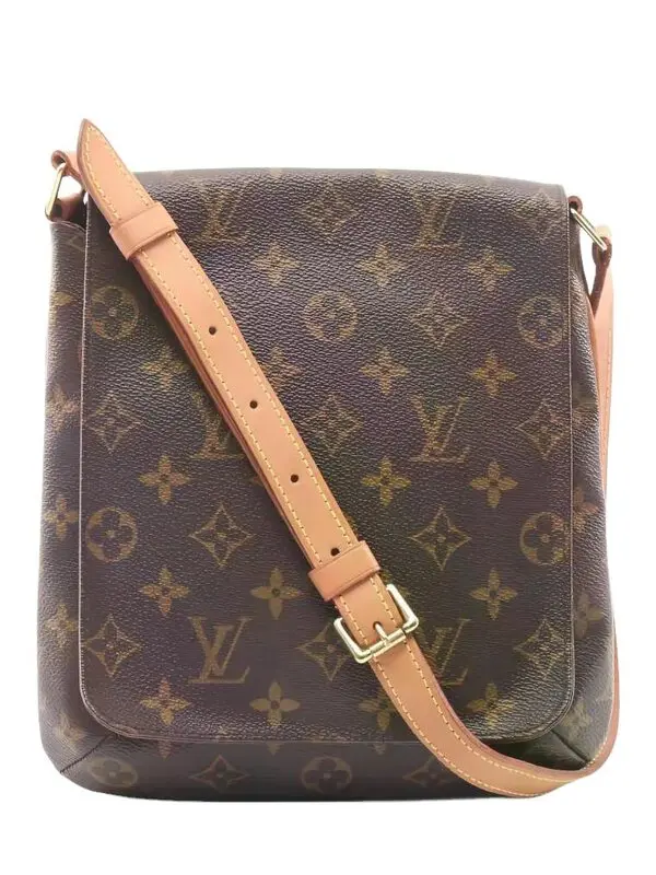LOUIS VUITTON 2000 Musette Salsa Monogram Crossbody Bag - Brown