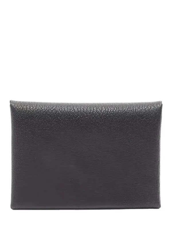 Hermès Calvi Duo Coin Purse - Black