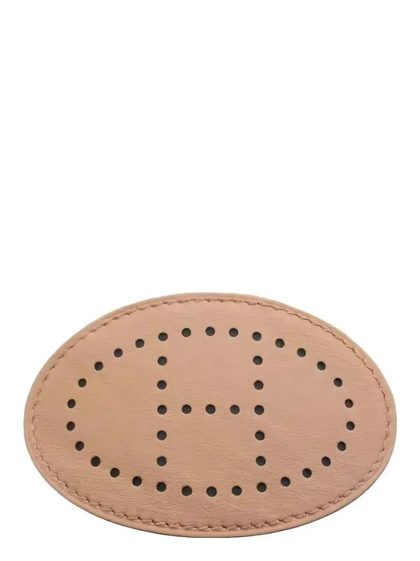 Hermès 2010s Baretta Leather Hair Clip - Neutrals