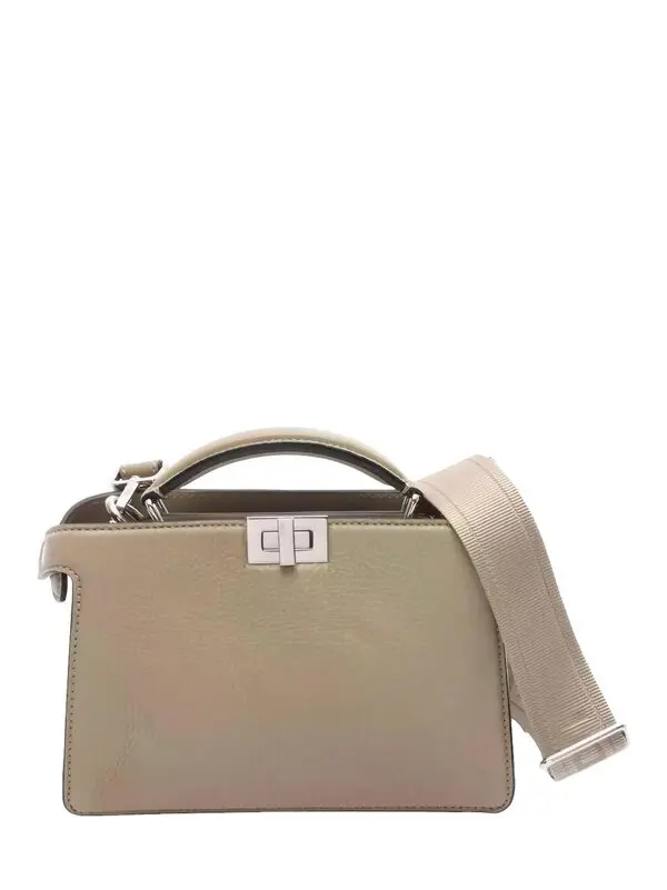 Fendi 2010s Peekaboo Iseeu X-cross Leather Handbag - Neutrals