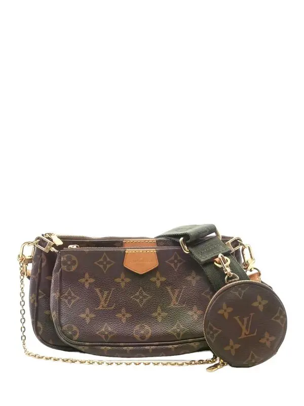 LOUIS VUITTON 2000s Monogram Shoulder Bag - Brown
