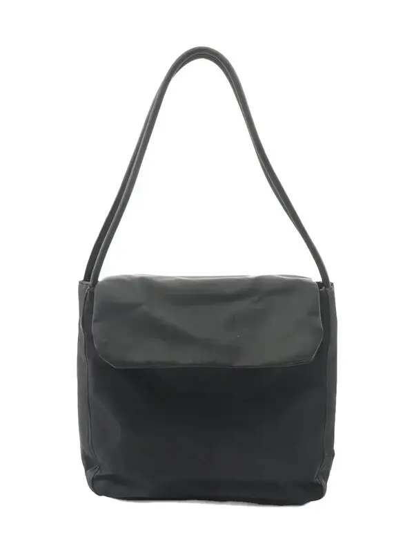Prada Triangle Shoulder Bag - Black