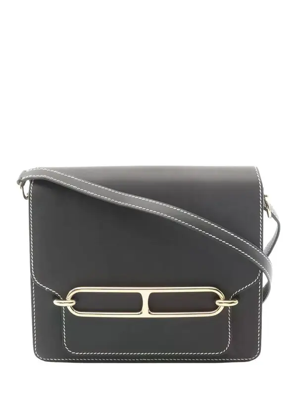 Hermès 2015 Lawris Shoulder Bag - Black
