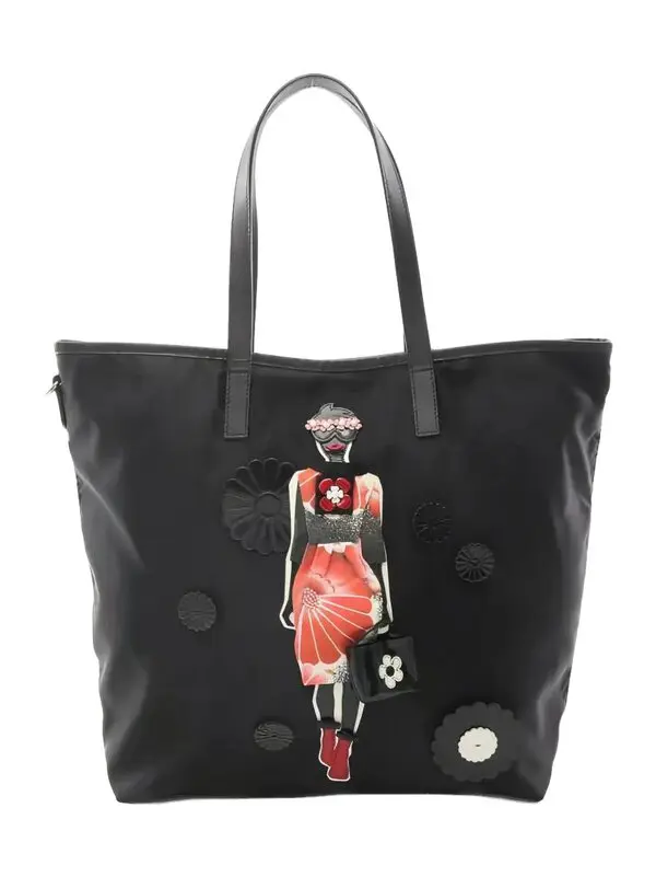 Prada 2010s Robot Tote Bag - Black
