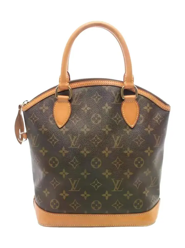 LOUIS VUITTON 2006 Lockit Monogram Tote - Brown