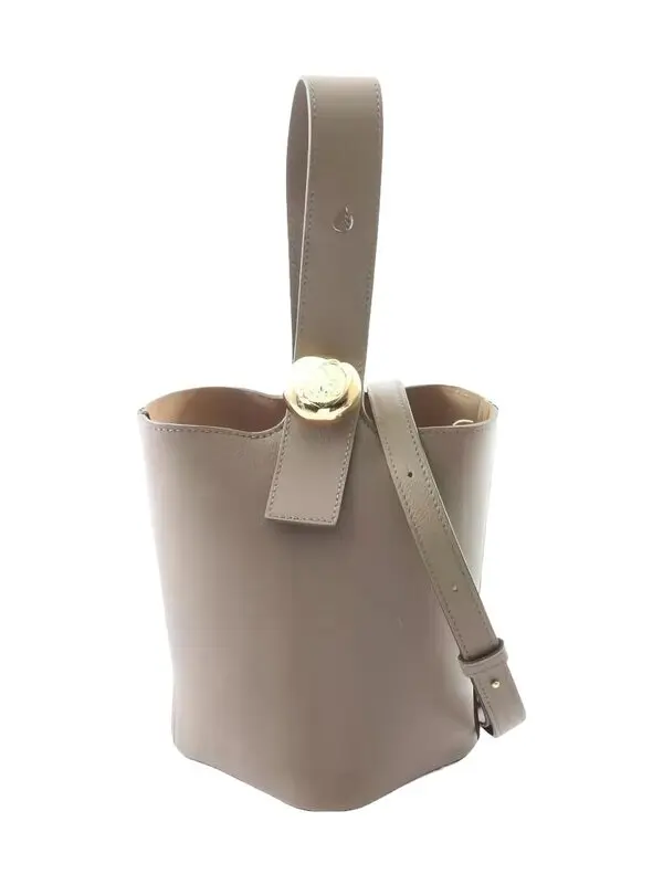 Loewe Mini Pebble Bucket Bag - Brown