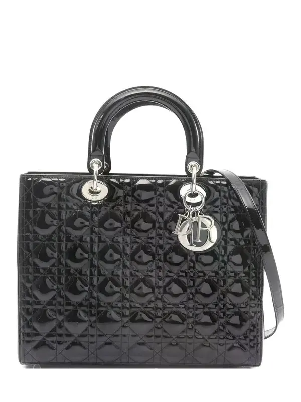 Dior 2010s Lady Tote Bag - Black