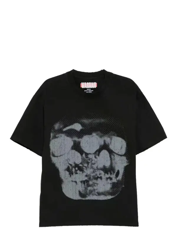 WARMAN Skull-print T-shirt - Black