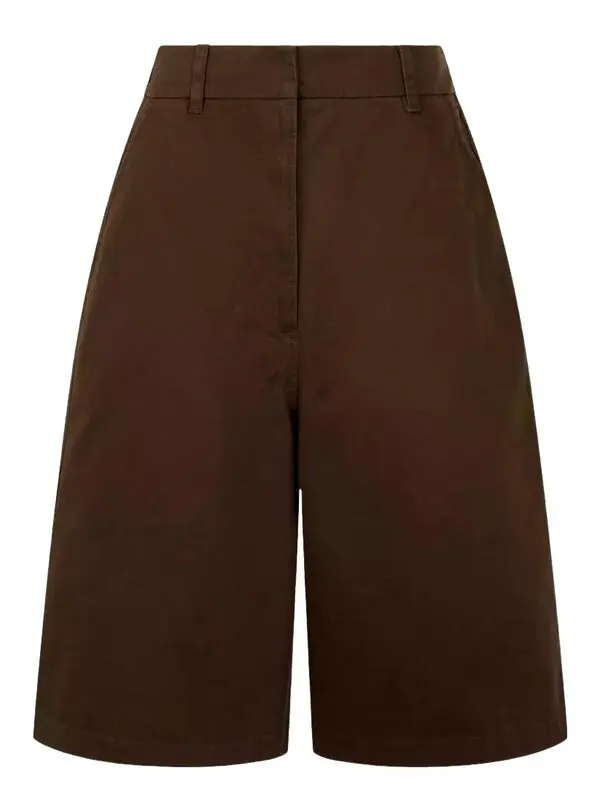 STUDIO TOMBOY Wide-leg Shorts - Brown