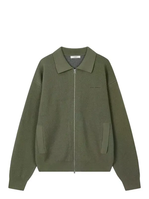 STUDIO TOMBOY Zip-up Cardigan - Green