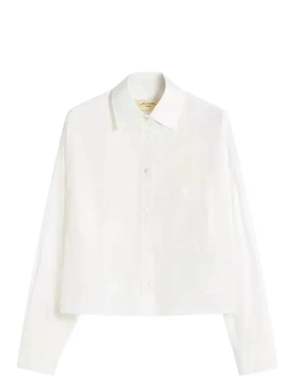 Max Mara Pleated Shirt - White