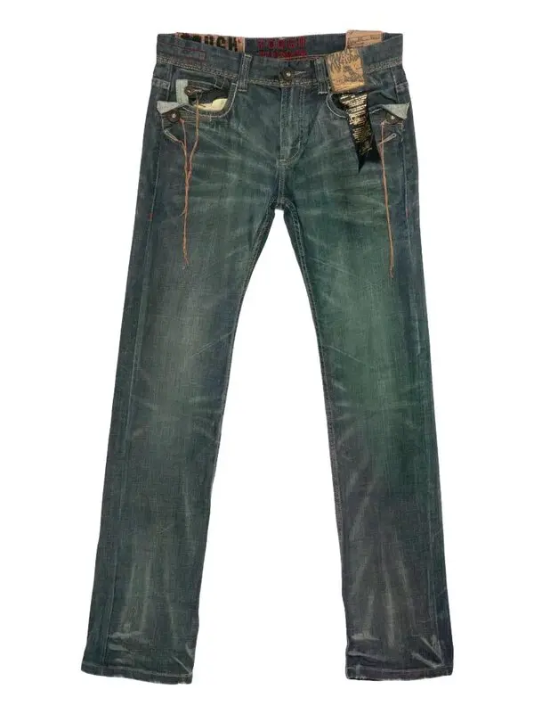 TOUGH JEANSMITH Faded Straight Jeans - Blue