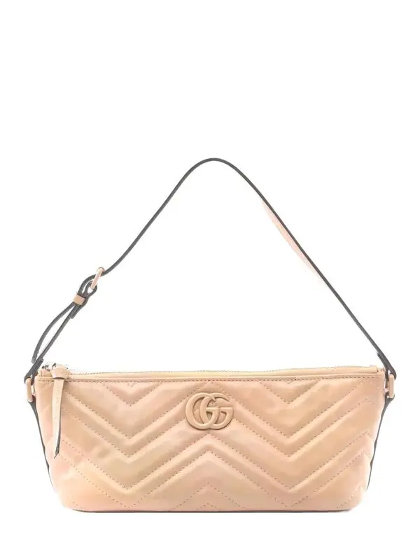 Gucci 2010s Gg Marmont Leather Tote - Neutrals