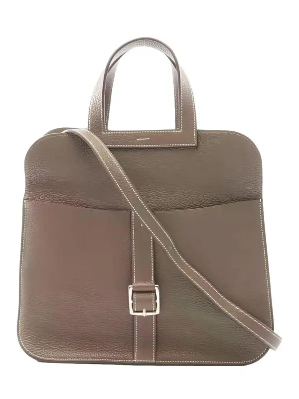 Hermès 2018 31 Halzan Tote - Neutrals
