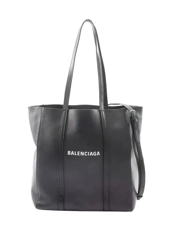 Balenciaga 2000s Xs Everyday Leather Tote Bag - Black