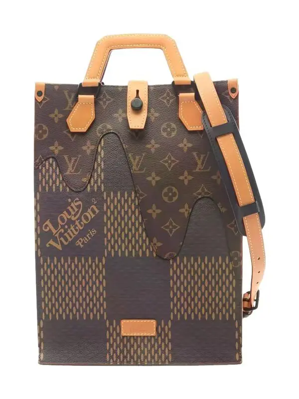 LOUIS VUITTON X Nigo Mini Tote Bag - Brown