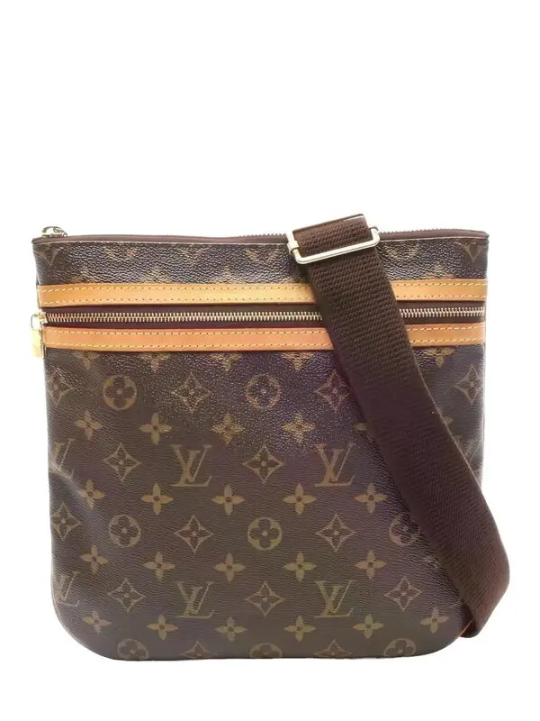 LOUIS VUITTON 2005 Bosphore Monogram Shoulder Bag - Brown