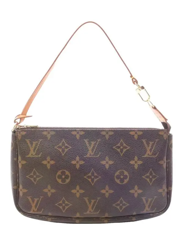 LOUIS VUITTON 2002 Monogram Shoulder Bag - Brown