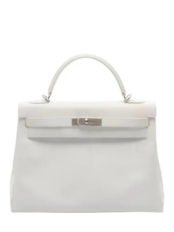 Hermès 2004 Inner-stitch Handbag - White