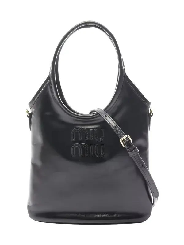 Miu Miu 20s Leather Handbag - Black