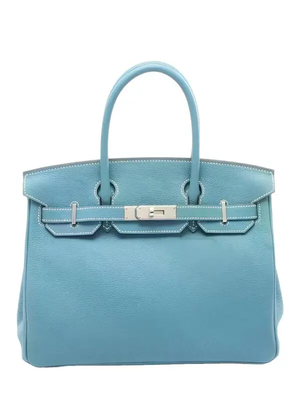 Hermès 30 Birkin Handbag - Blue