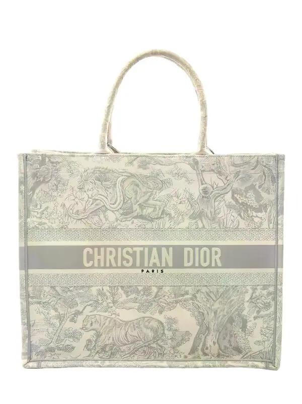 Dior 2000 Large Book Tote - Neutrals