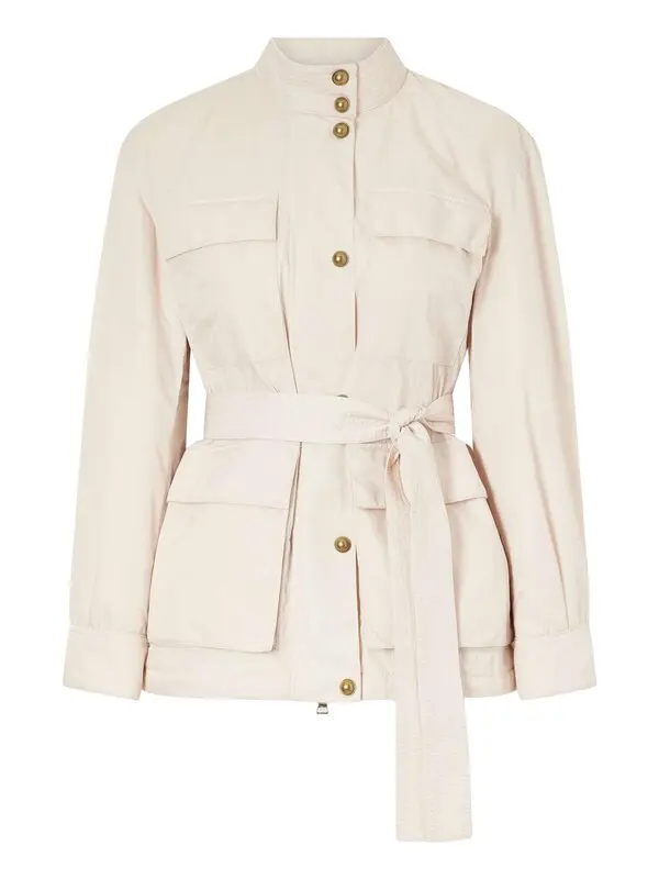 Moncler Maitake Gabardine Jacket - Beige