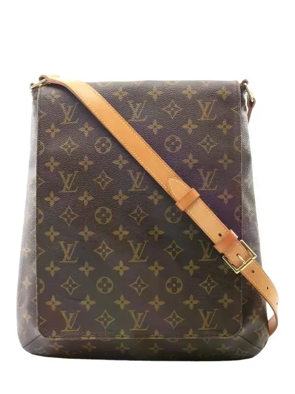 LOUIS VUITTON 1999 Musette Monogram Shoulder Bag - Brown