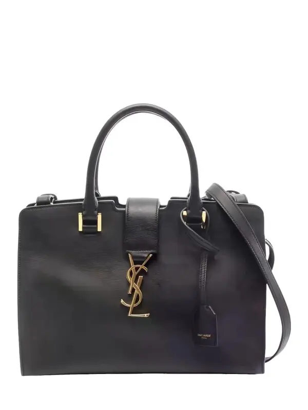 Saint Laurent 2010s Baby Cabas Tote Bag - Black