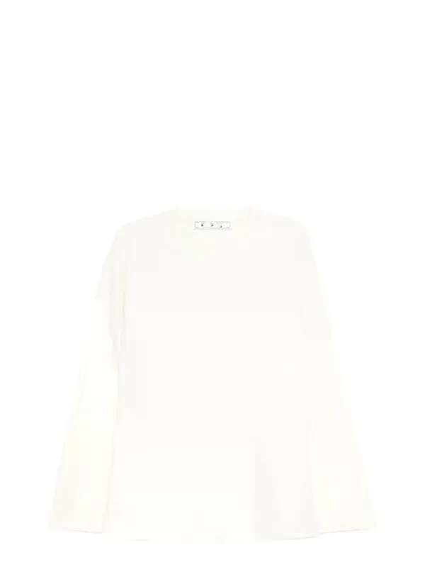 Off-White Cotton Sweatshirt - Neutrals