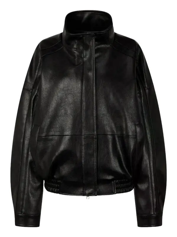 STUDIO TOMBOY Panelled Bomber Jacket - Black