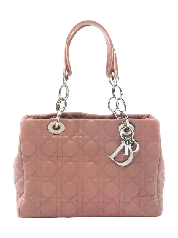 Dior 2000s Canage Chain Handbag - Pink