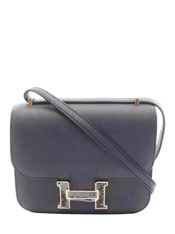 Hermès 2023 Mini Constance 3 Shoulder Bag - Blue