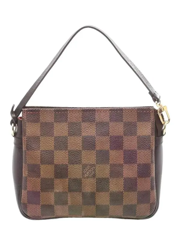 LOUIS VUITTON 1999 Damier Ebene Tote Bag - Brown